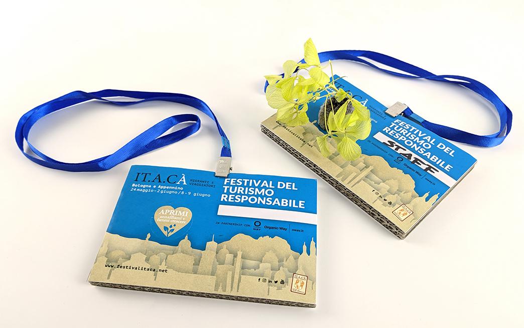 Badge ecologici personalizzati per fiere ed eventi » ABC Gadgets